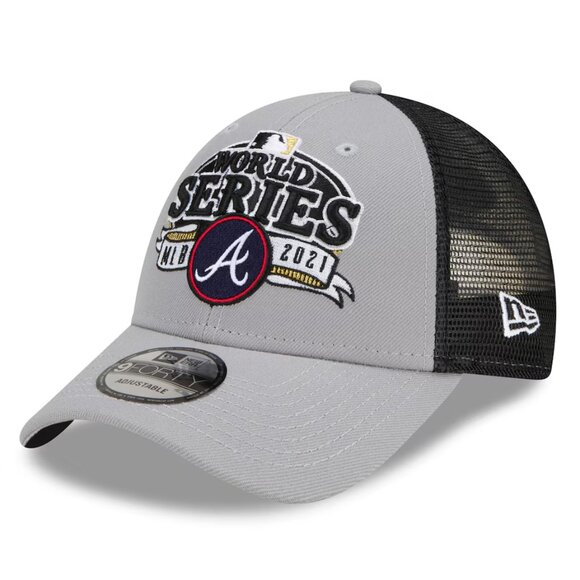 New Era | Accessories | Mens New Era Grayblack Atlanta Braves 22 ...